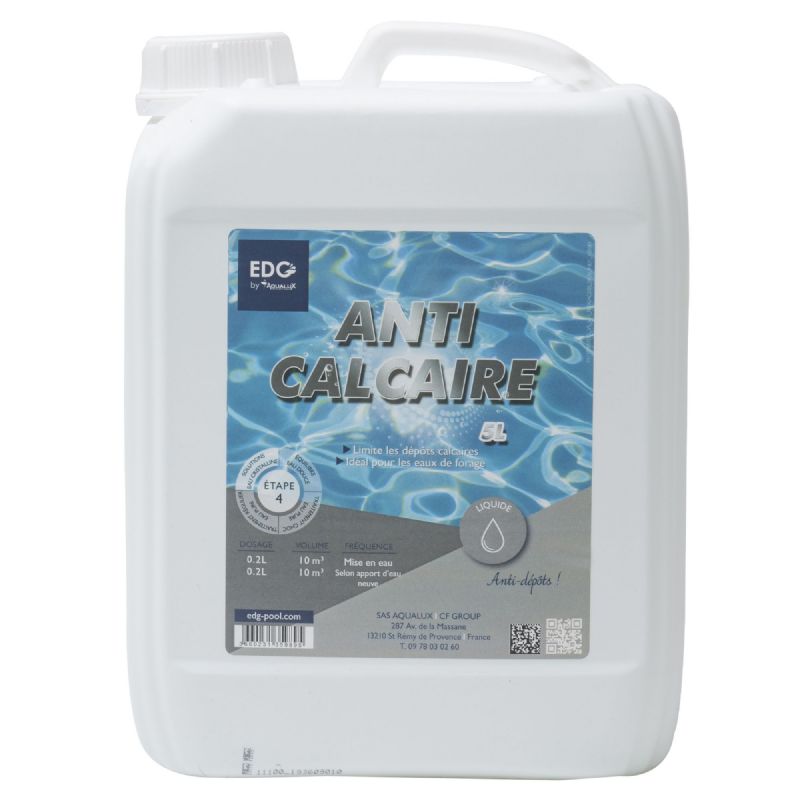 Anti calcaire liquide piscine 5 litres - Provence Outillage