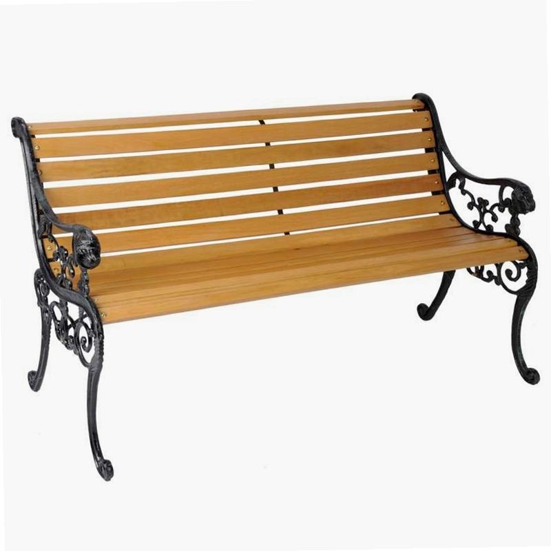 Banc De Jardin Fonte Et Bois