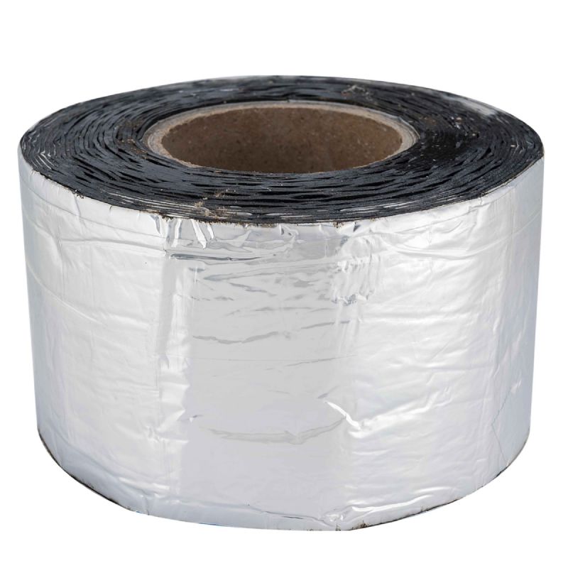 Bande étanchéité aluminium et bitume (10m x 9.5cm). - Provence Outillage