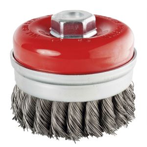 Brosse conique acier torsadé 80 mm - Provence Outillage
