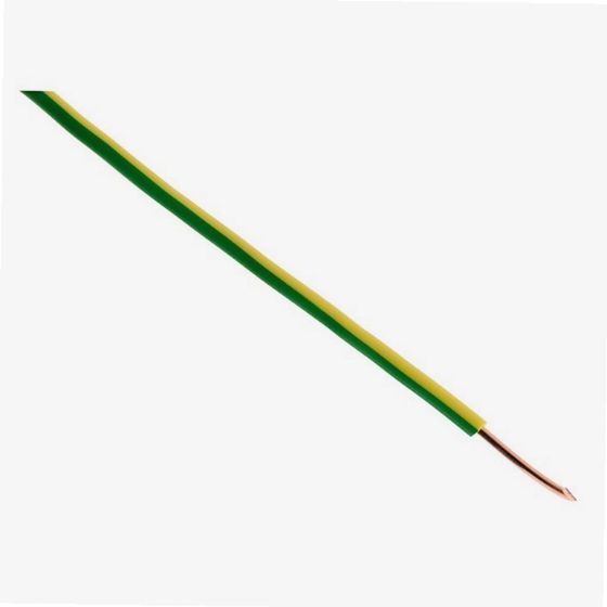 Câble électrique HO7V-U 1,5 mm² jaune 10 m - Provence Outillage