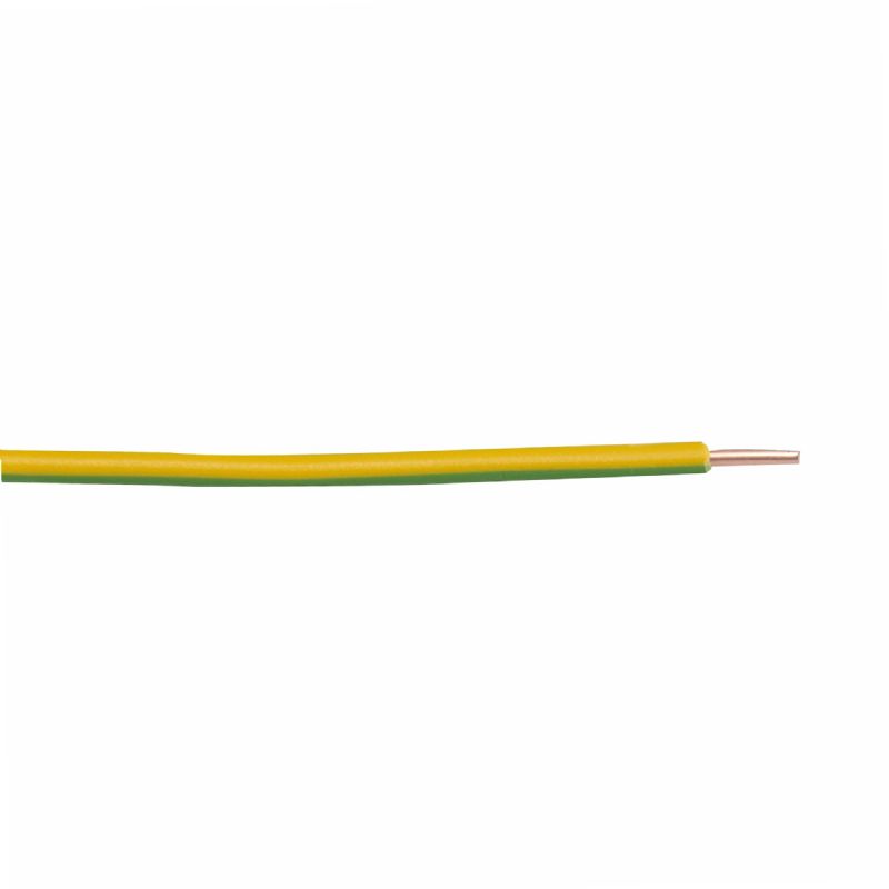 Câble électrique HO7V-U 2,5mm² vert-jaune 10m - Provence Outillage