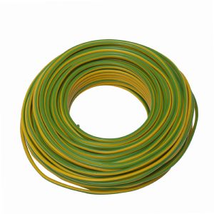 Câble électrique HO7V-U 1,5 mm² jaune-vert 25 m - Provence Outillage