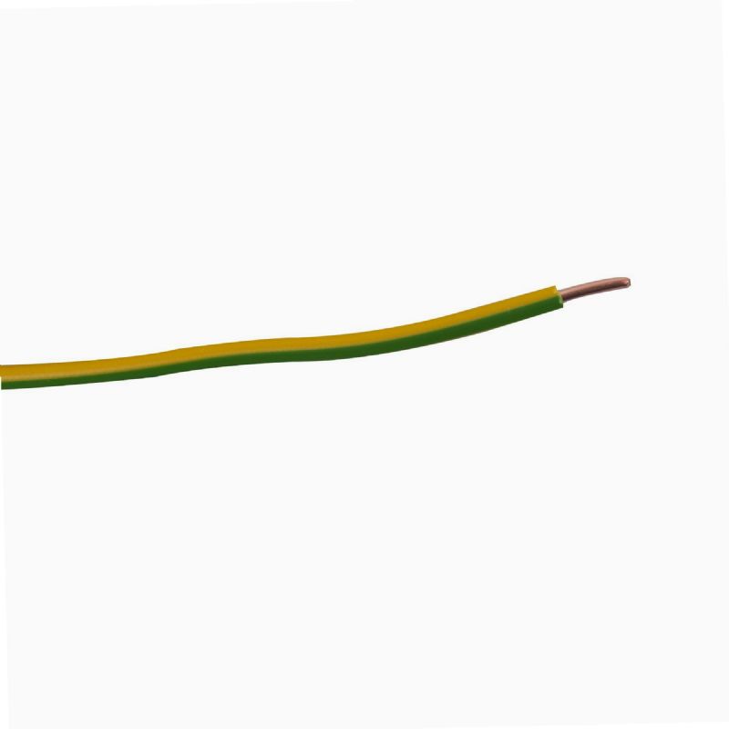 Câble électrique HO7V-U 2,5mm² Vert Jaune - 25m - Provence Outillage
