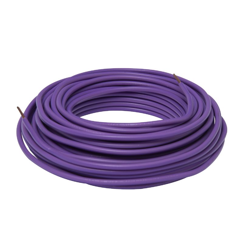 Câble électrique HO7V-U 1,5 mm² violet 10 m - Provence Outillage