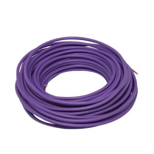 Câble électrique HO7V-U 1,5 mm² violet 10 m - Provence Outillage