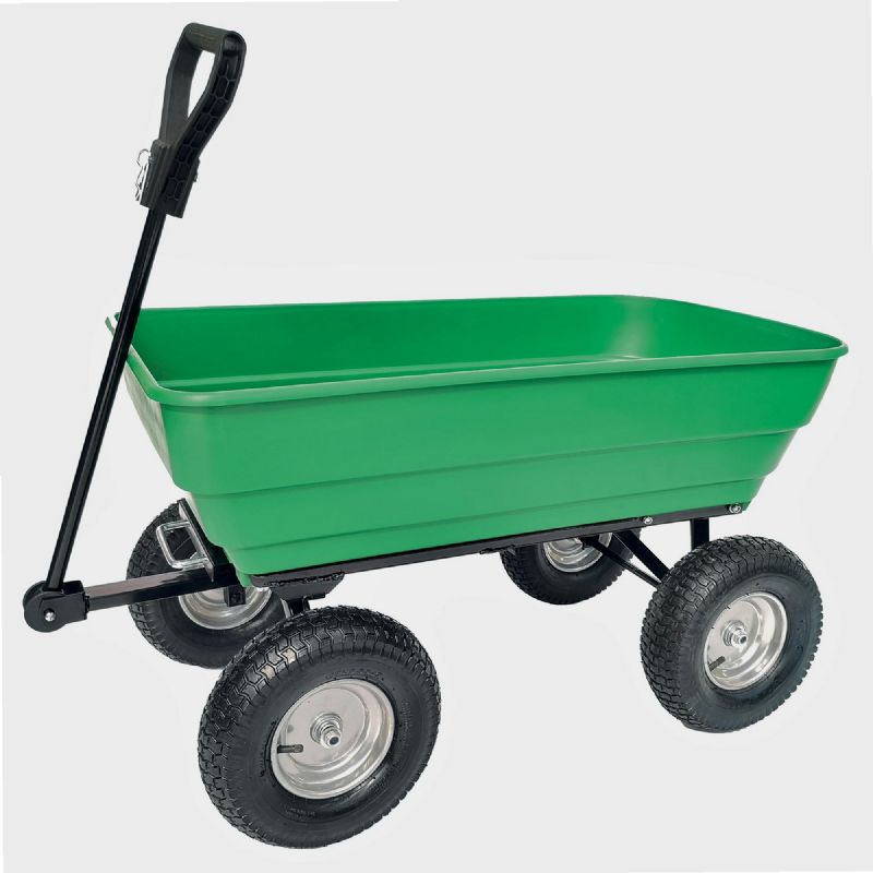 Chariot remorque de jardin WERKA PRO 125 litres - Provence Outillage
