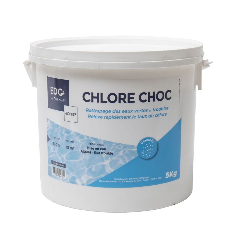Chlore choc granule 5kg - Provence Outillage
