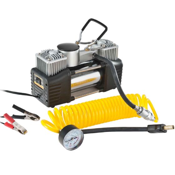 Compresseur double cylindre 10 bars avec manomètre - Provence Outillage