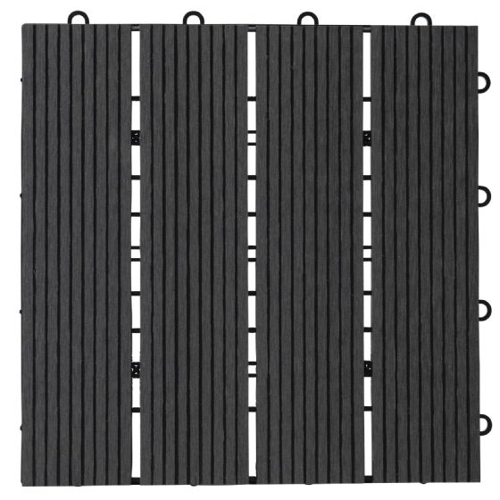 Dalle de sol gris foncé 30x30cm - Provence Outillage