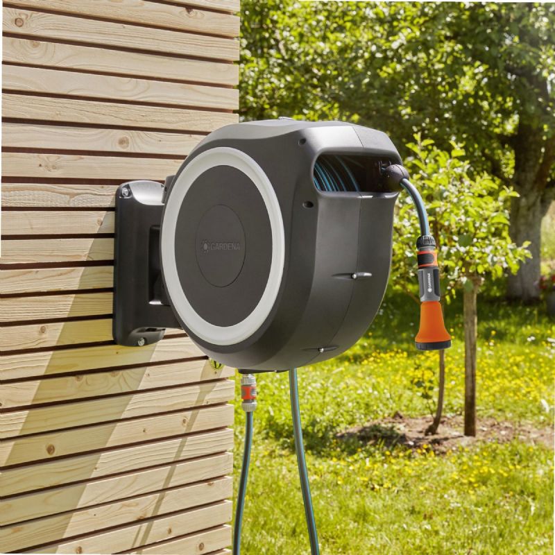 Dévidoir automatique mural jardin 30 m Gardena - Provence Outillage