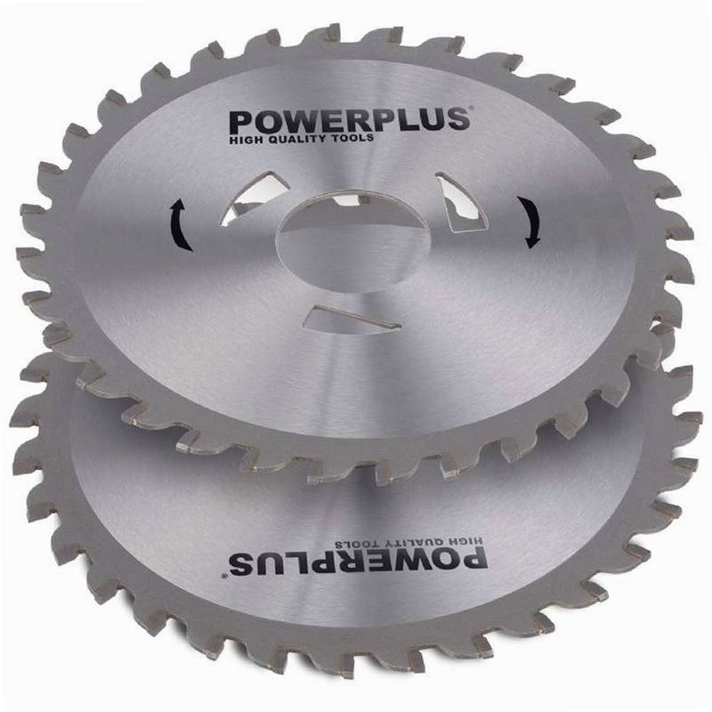 Disques 125 mm pour scie circulaire double Powerplus - Provence Outillage