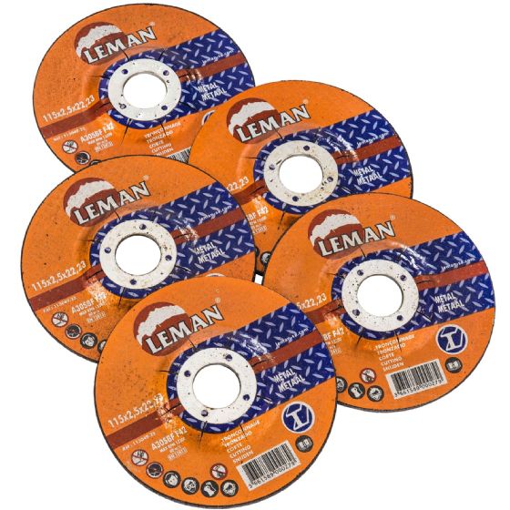 Disque fer diamètre 115 mm 5 pièces - Provence Outillage