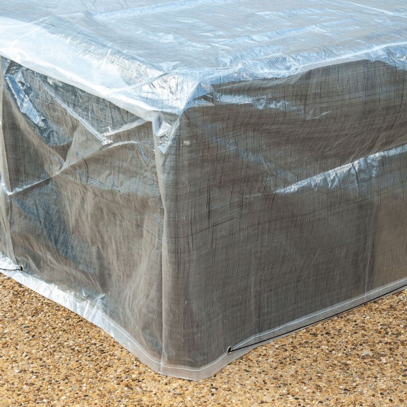 Housse de table pour protection (310 x 150 x 80 cm) WERKA PRO ...