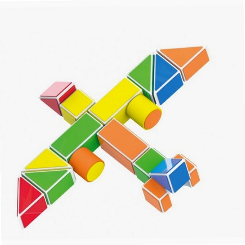 Jeux de construction éducatif Créa Block 29 pièces - Provence Outillage