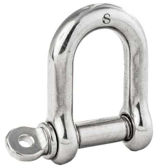 Manille inox en D longeur 4,5cm - Provence Outillage