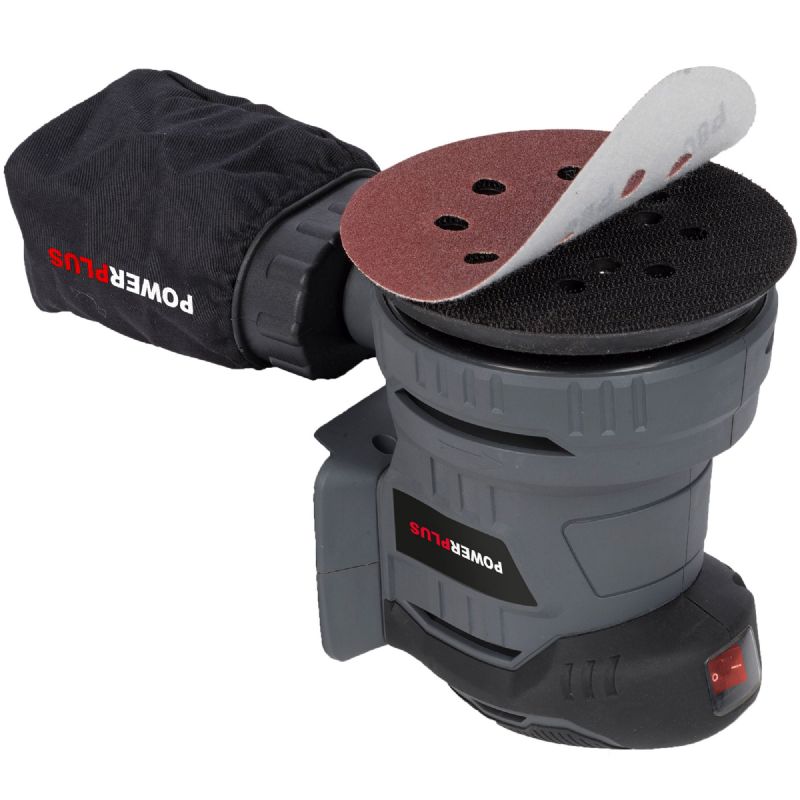 Ponceuse rotative circulaire à batterie One Fits All, Powerplus 18 ...