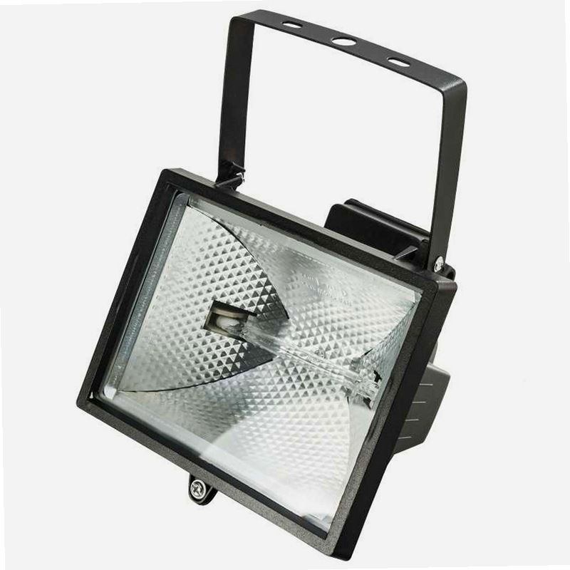 Projecteur halogène pour extérieur noir 500w - Provence Outillage