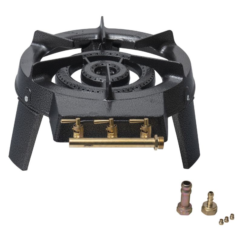 Réchaud à gaz 3 robinets en fonte Werkapro - Provence Outillage