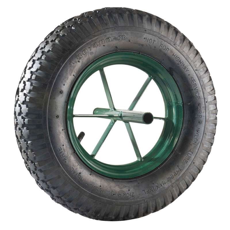 Roue de brouette gonflable jante métal - Provence Outillage