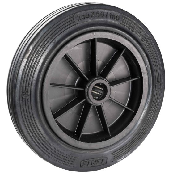 Roue pleine diamètre 250 x 50mm axe de 25mm - Provence Outillage