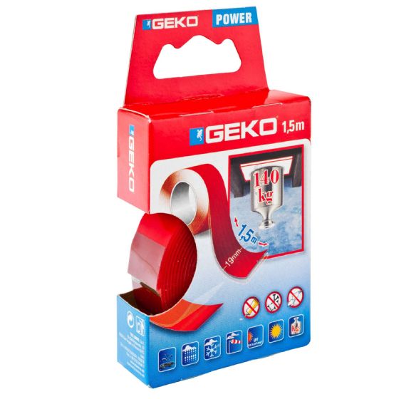 ruban colle double face 1.5m x19mm 140kg - Provence Outillage