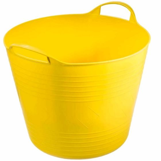 Seau souple 27l avec poignée jaune - Provence Outillage