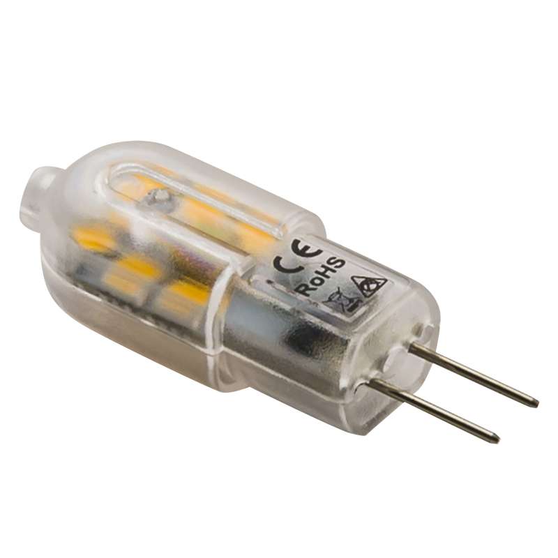 Ampoule led base G4 / 2W / 12 V / couleur blanc chaud