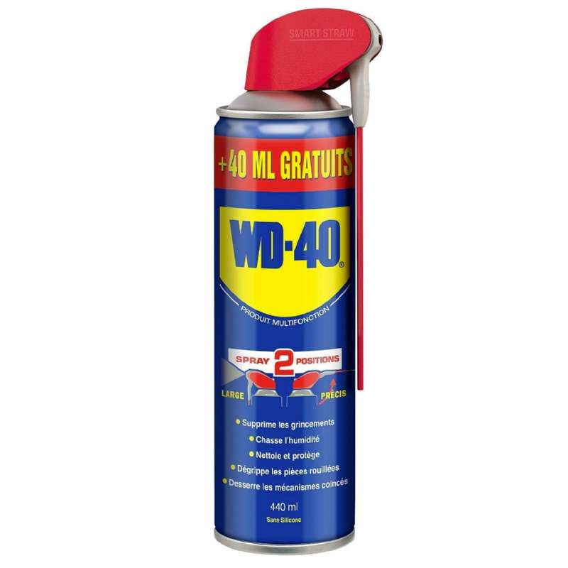 Bombe dégrippant double spray WD40 400ml