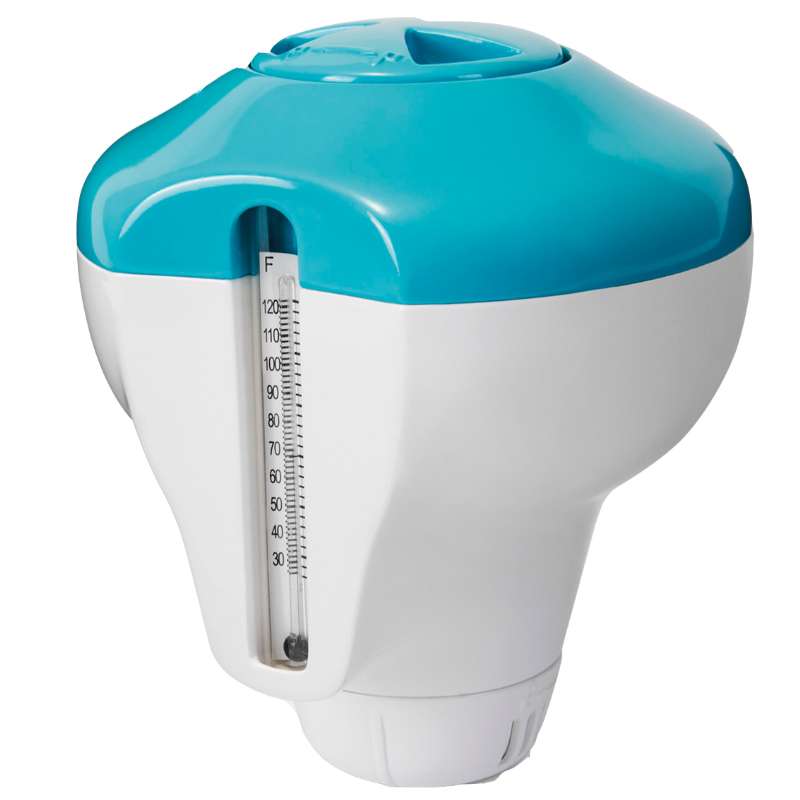 Diffuseur de chlore avec thermomètre pour piscine