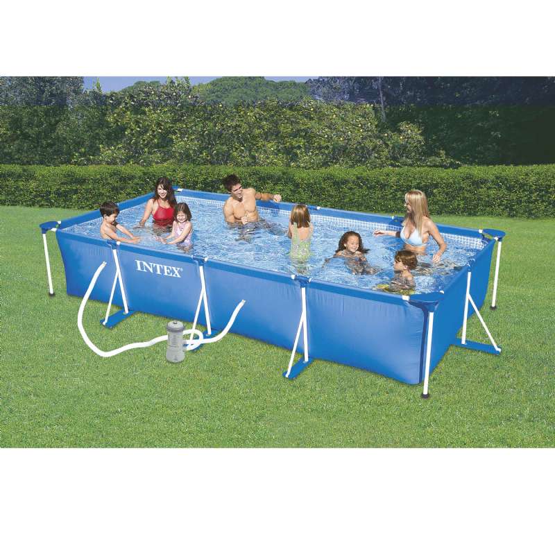 Piscine tubulaire rectangulaire Intex 300 x 200 x 75 cm
