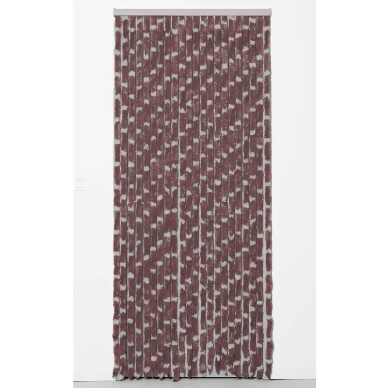 Rideau chenille marron et blanc WERKA PRO - Provence Outillage